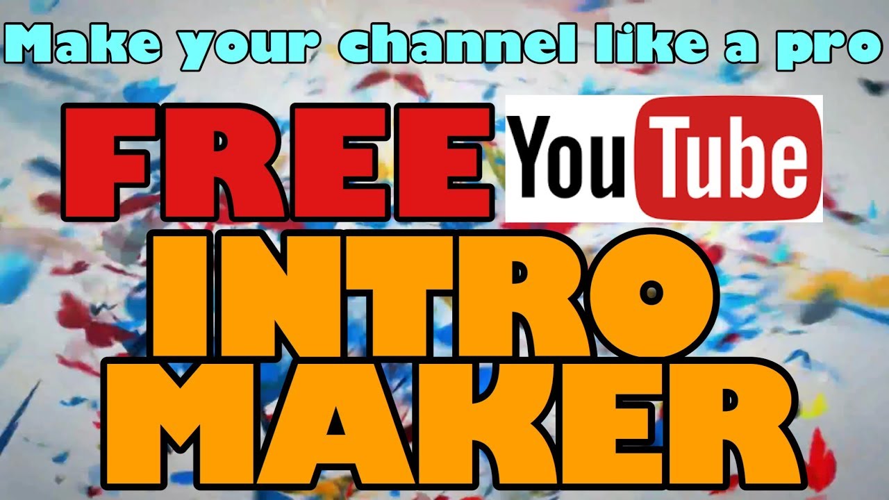 How To Make A Youtube Intro (Make Your Channel Like A Pro) - YouTube