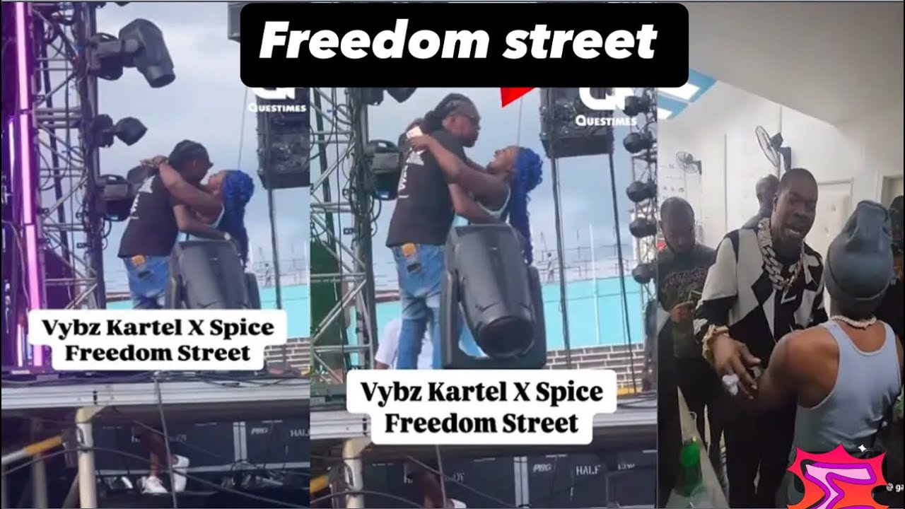 Vybz Kartel Shock Spice Live At Freedom Street!!!Busta Rhyme Expose ...