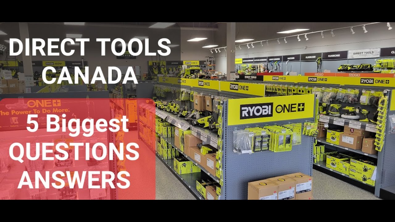 DIRECT TOOLS CANADA 5 Questions answered - YouTube