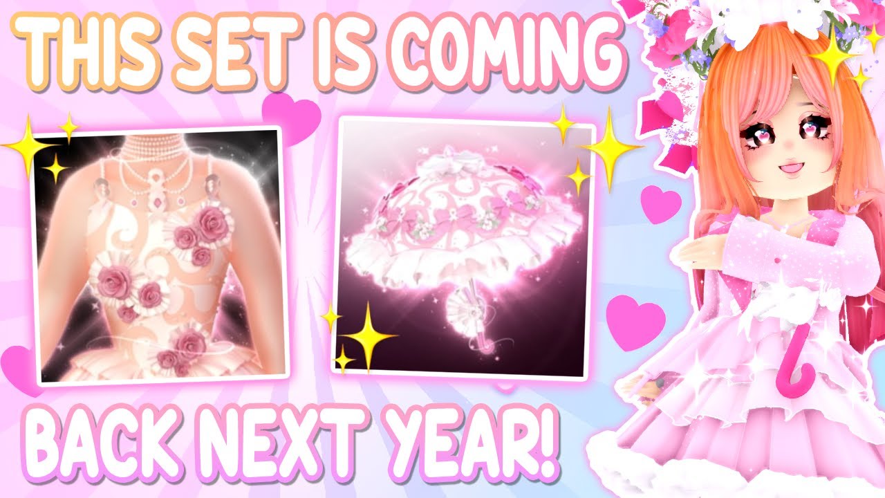 🎀THIS SET IS COMING BACK NEXT YEAR! *TEA* 👑 Royale High Tea Spill New ...