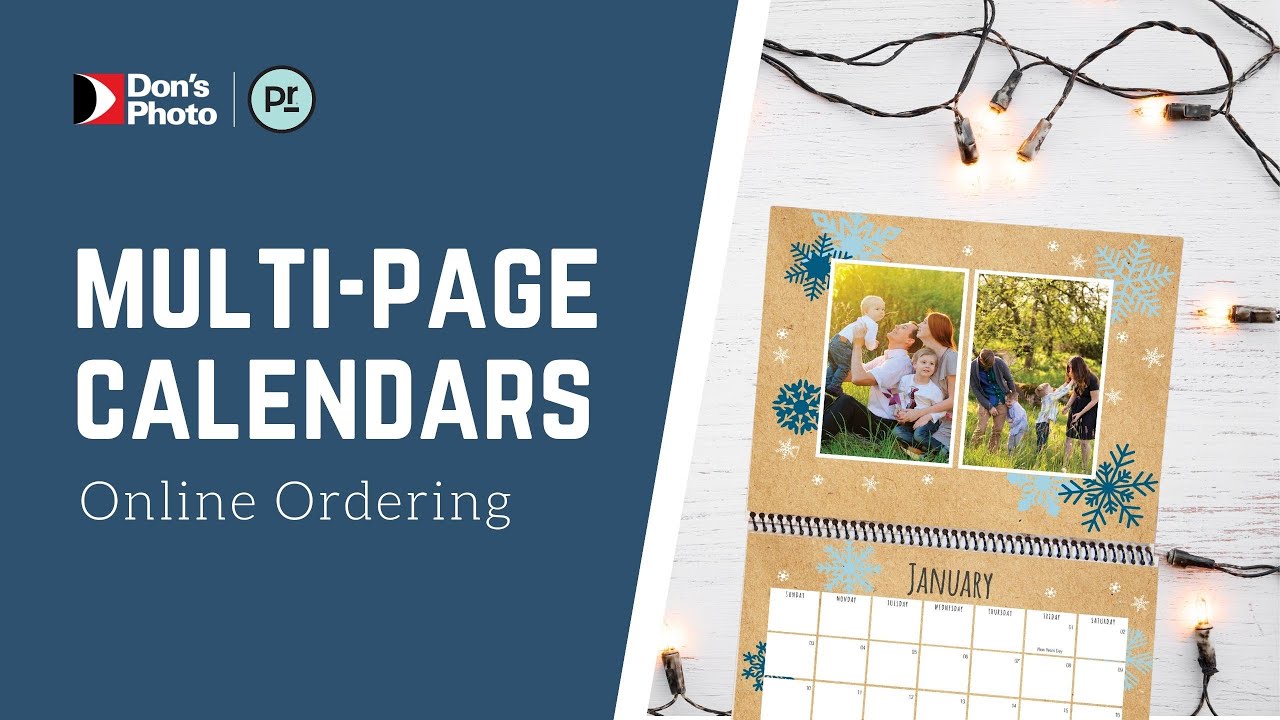 Online Ordering for Multi-Page Calendars - Don's Photo | The Print ...