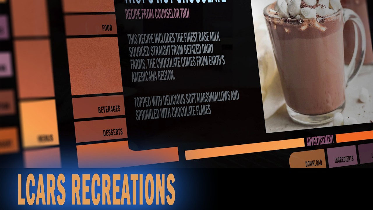 Fan made Star Trek replicator graphics: what the details would look ...