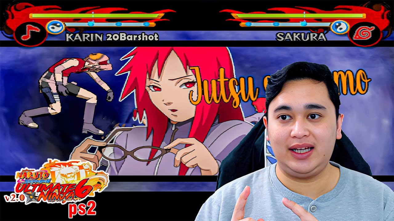 KARIN VS SAKURA BATTLE NINJA CEWEK TERKUAT DI GAME Naruto Ultimate Ninja 6 ps2 (mod) - YouTube