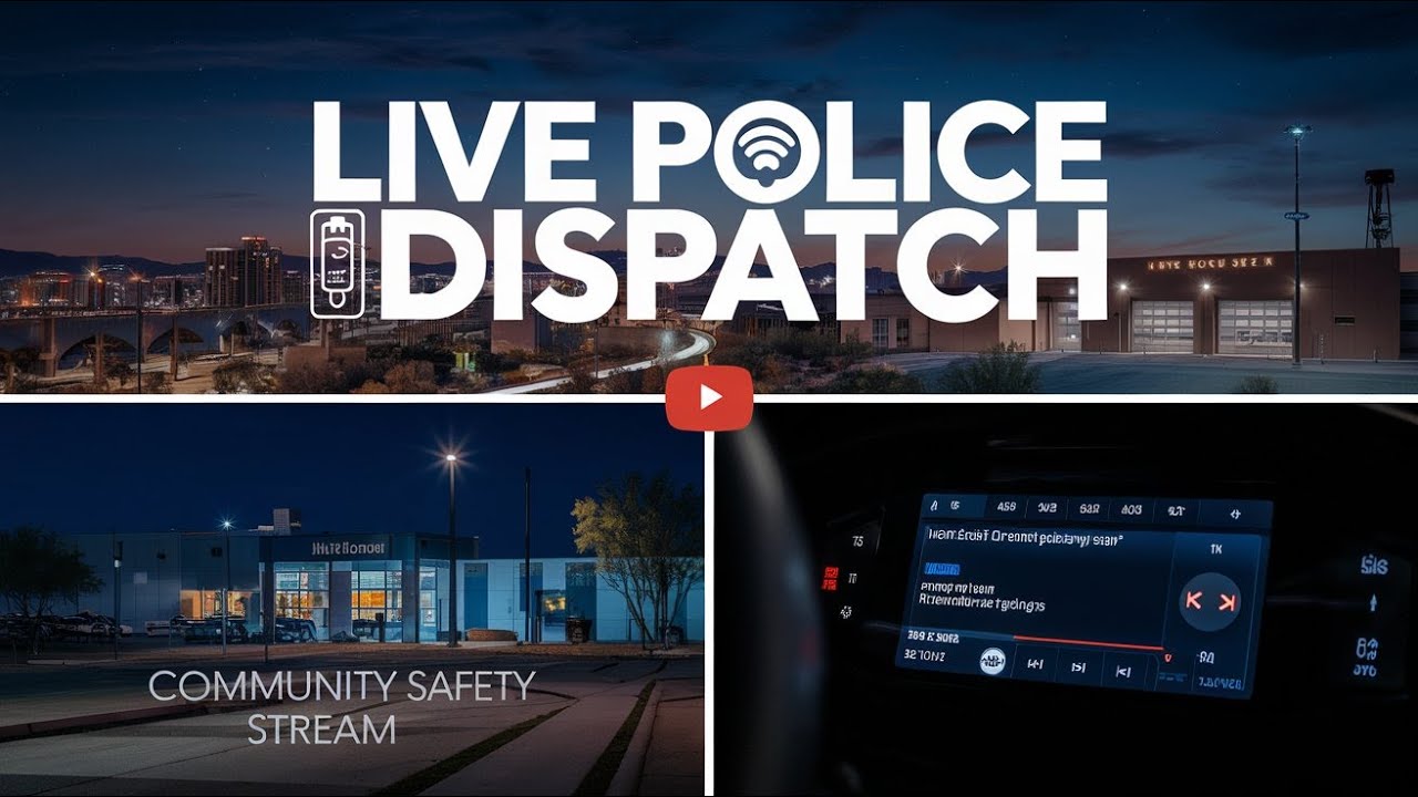 LIVE Police Dispatch Scanner | Tucson Safety Awareness Stream 9pm-7am # ...