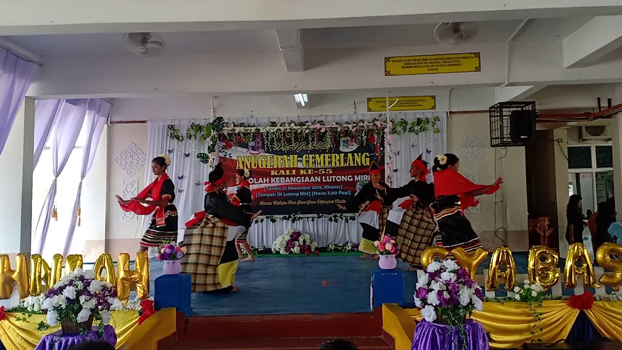 Rejang Beuh SK. Lutong, Majlis Anugerah Cemerlang 2019 - YouTube