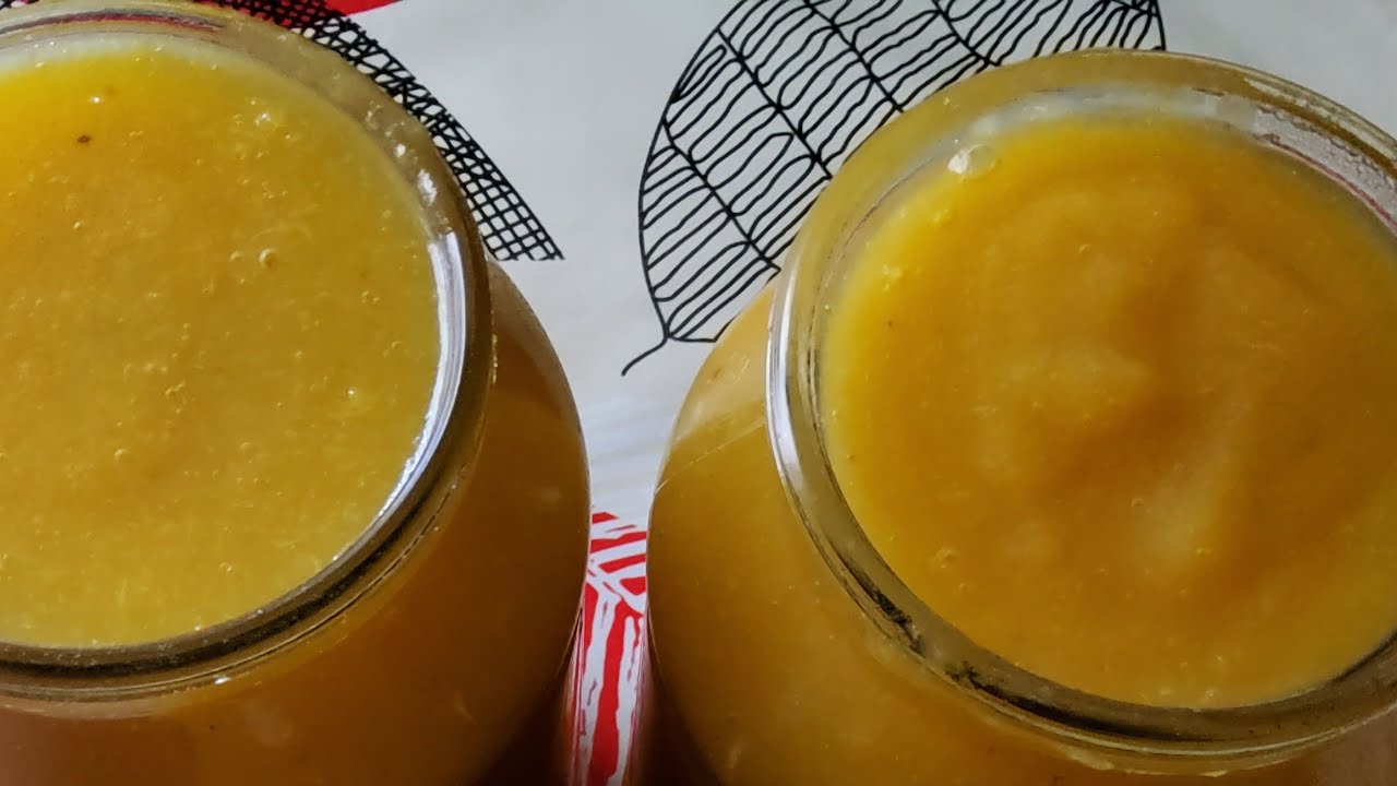 Пюре из абрикосов на зиму, Apricot puree for the winter, with a minimum ...