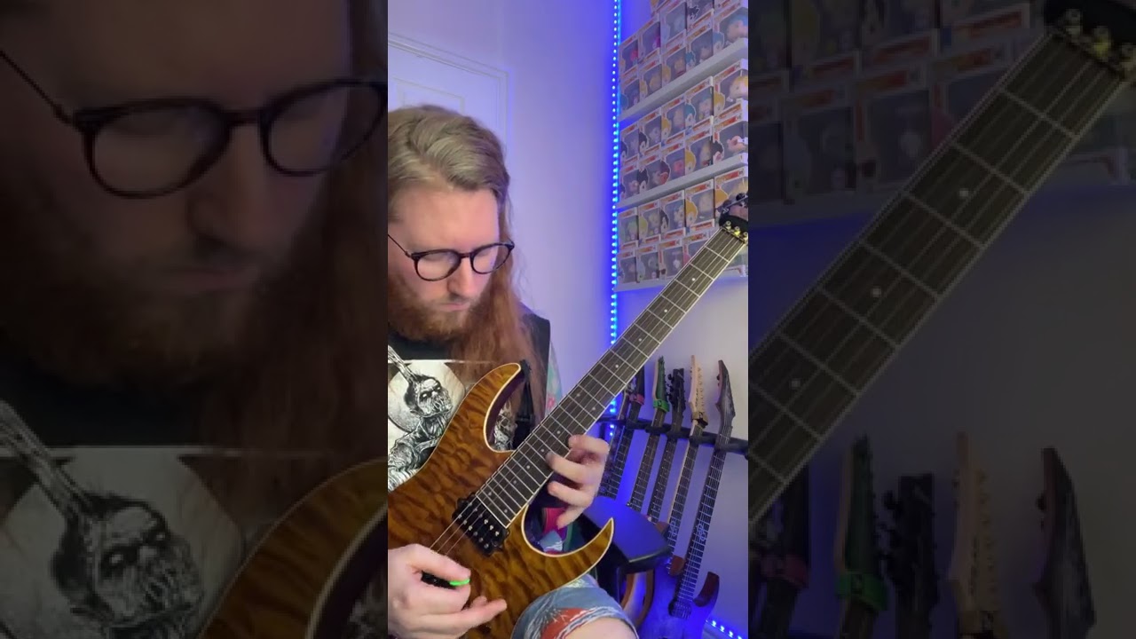 Jamie Slays Sweep Picking Practise - #quickslays #shorts - YouTube