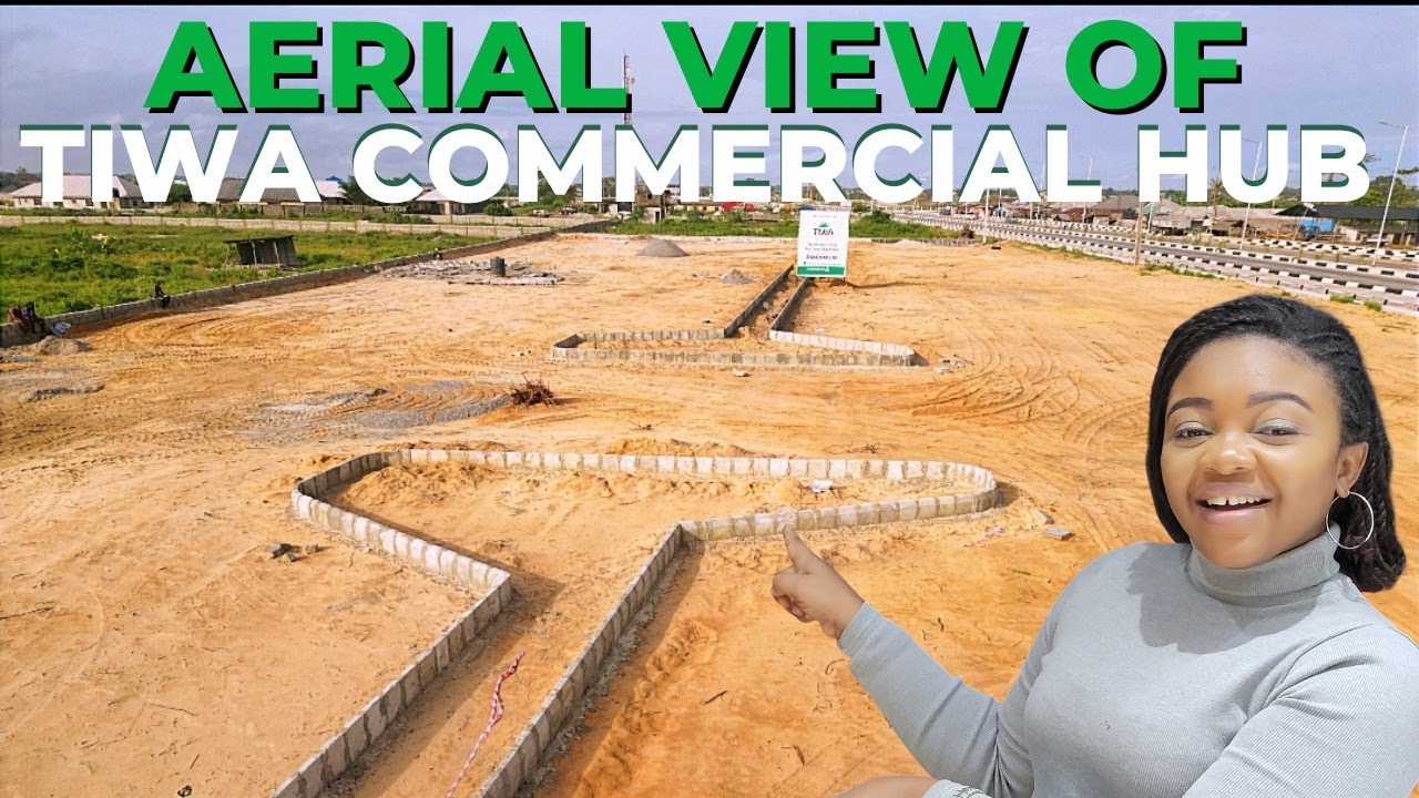 AERIAL VIEW OF TIWA COMMERCIAL HUB IBEJU LEKKI - TIWA COMMERCIAL HUB ...