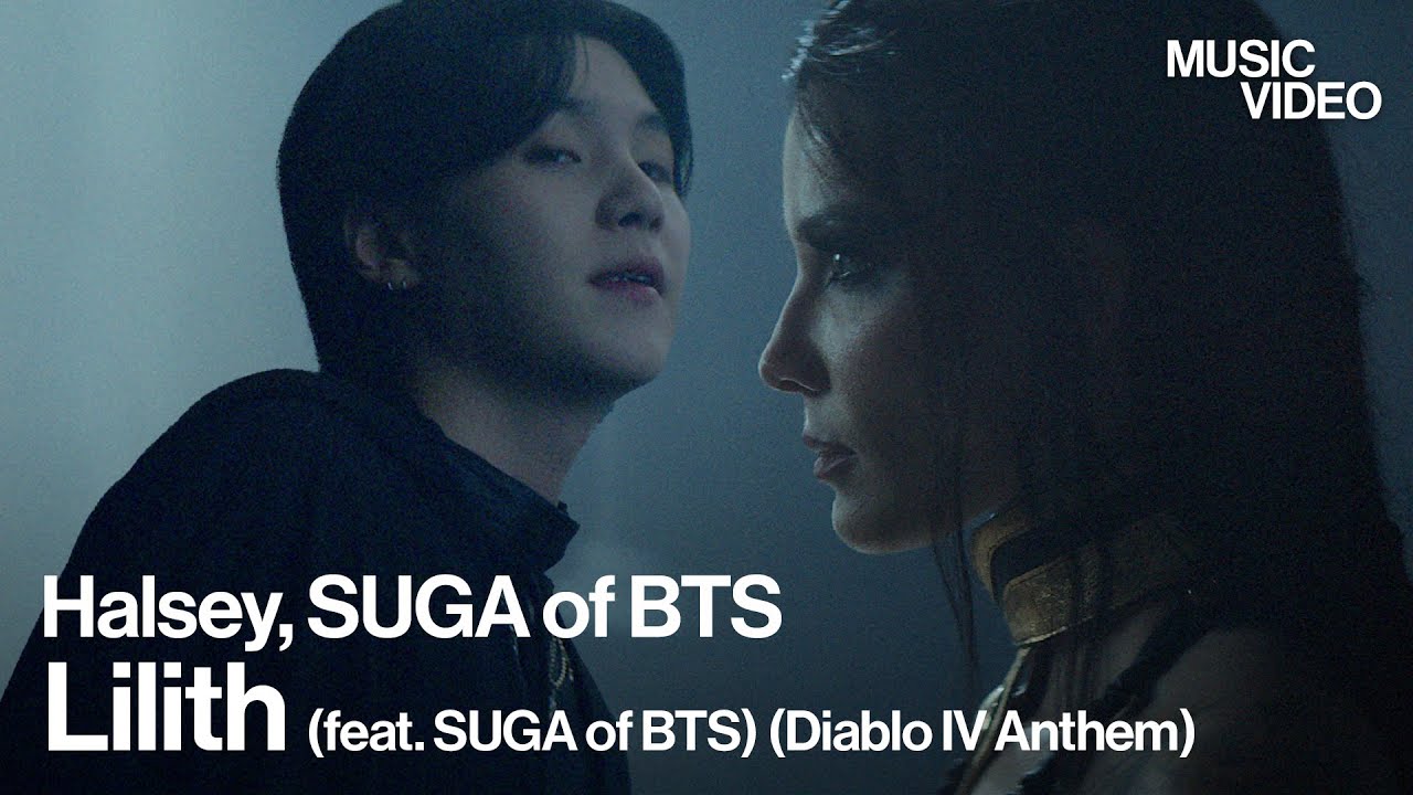[MV] 할시(Halsey), 슈가(SUGA) - Lilith (feat. SUGA of BTS) (Diablo IV Anthem) | 한글자막 뮤직비디오 - YouTube