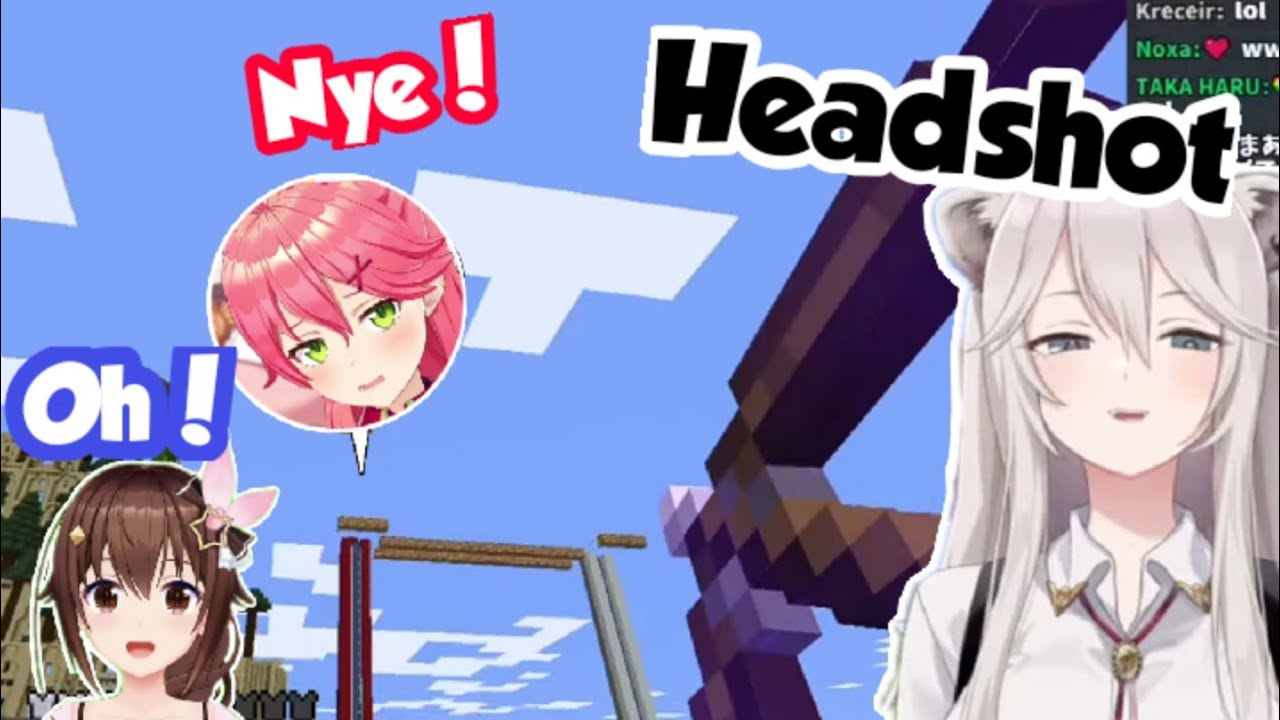 Apex Botan Headshots Miko-chan from a distance - YouTube