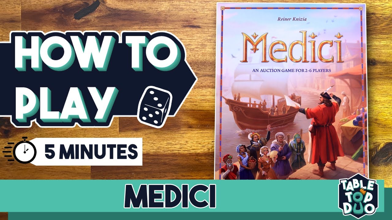 How to Play Medici Board Game - YouTube