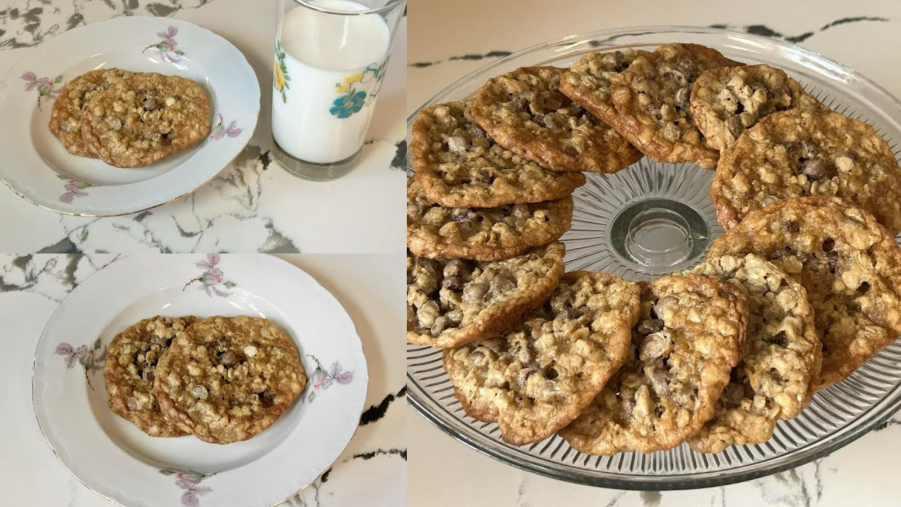 Oatmeal Chocolate Chip Cookies Recipe From Scratch - Bake With Me ...