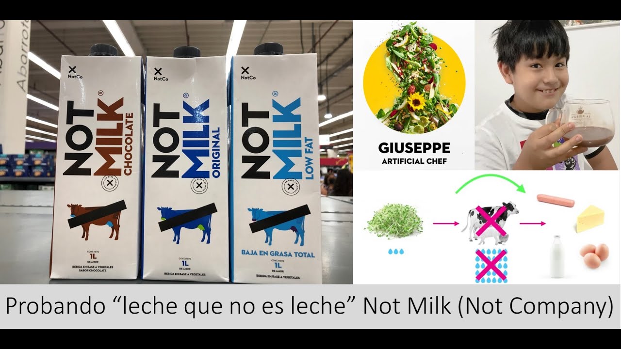 Probando “leche que no es leche” Not Milk (Not Company) - YouTube