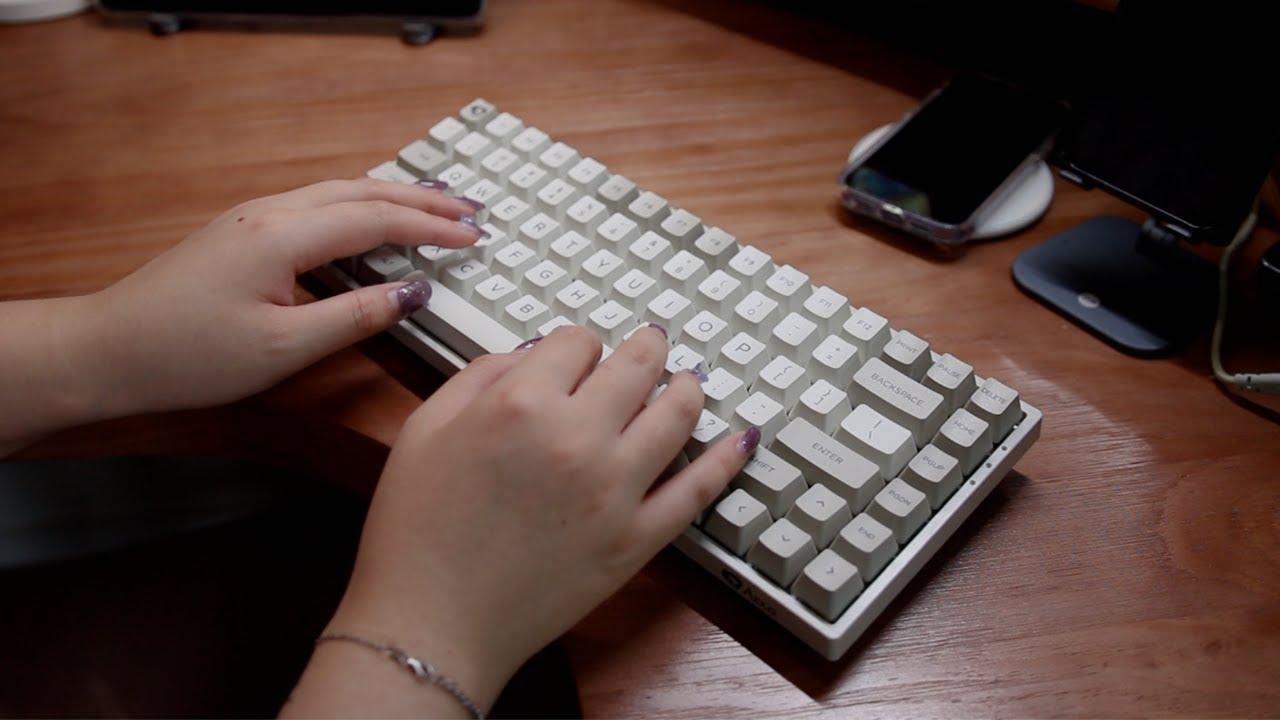 ASMR Keyboard Unboxing Sounds for Relaxation | Fast Typing & No-Talking ...