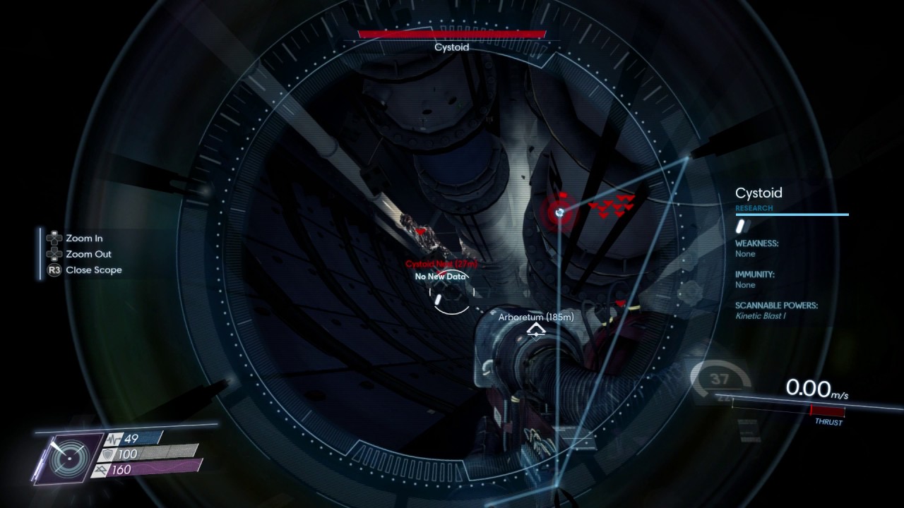 Prey - Detour: Cargo Bay: Travel To The Arboretum: Zero G Gameplay ...