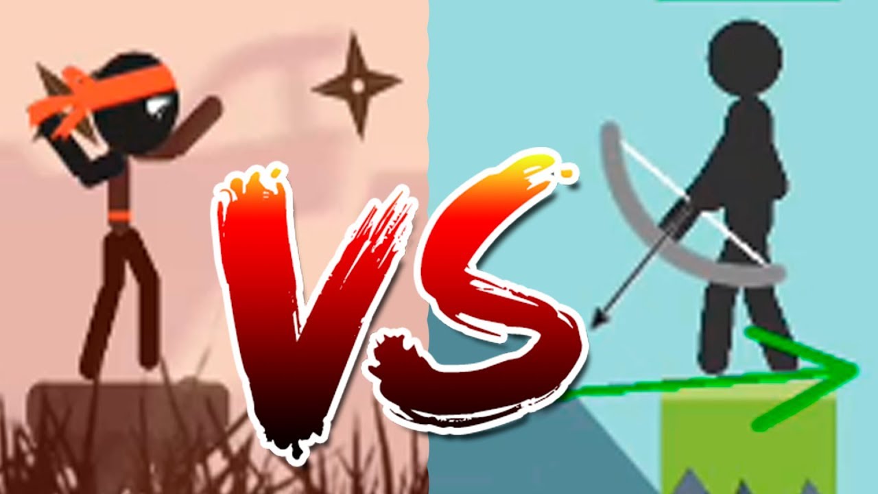 bow man stick archery vs stickman ninja archer fight - YouTube