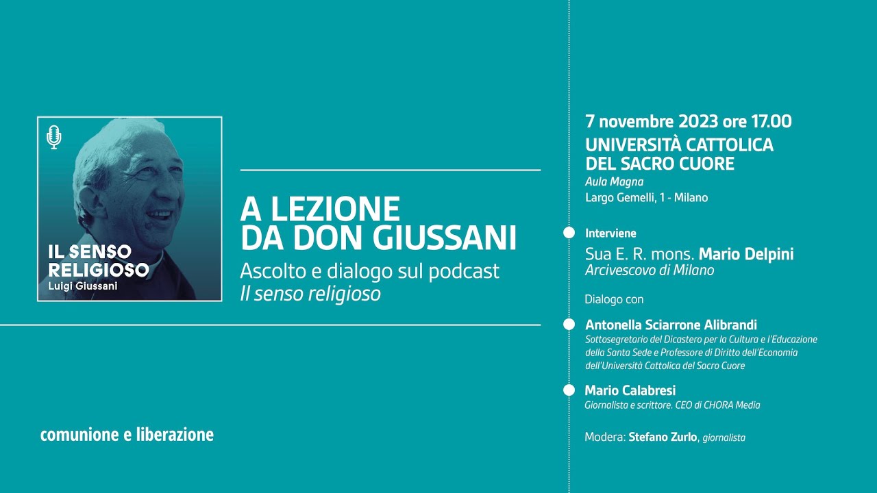A lezione da don Giussani (7 novembre 2023) - YouTube
