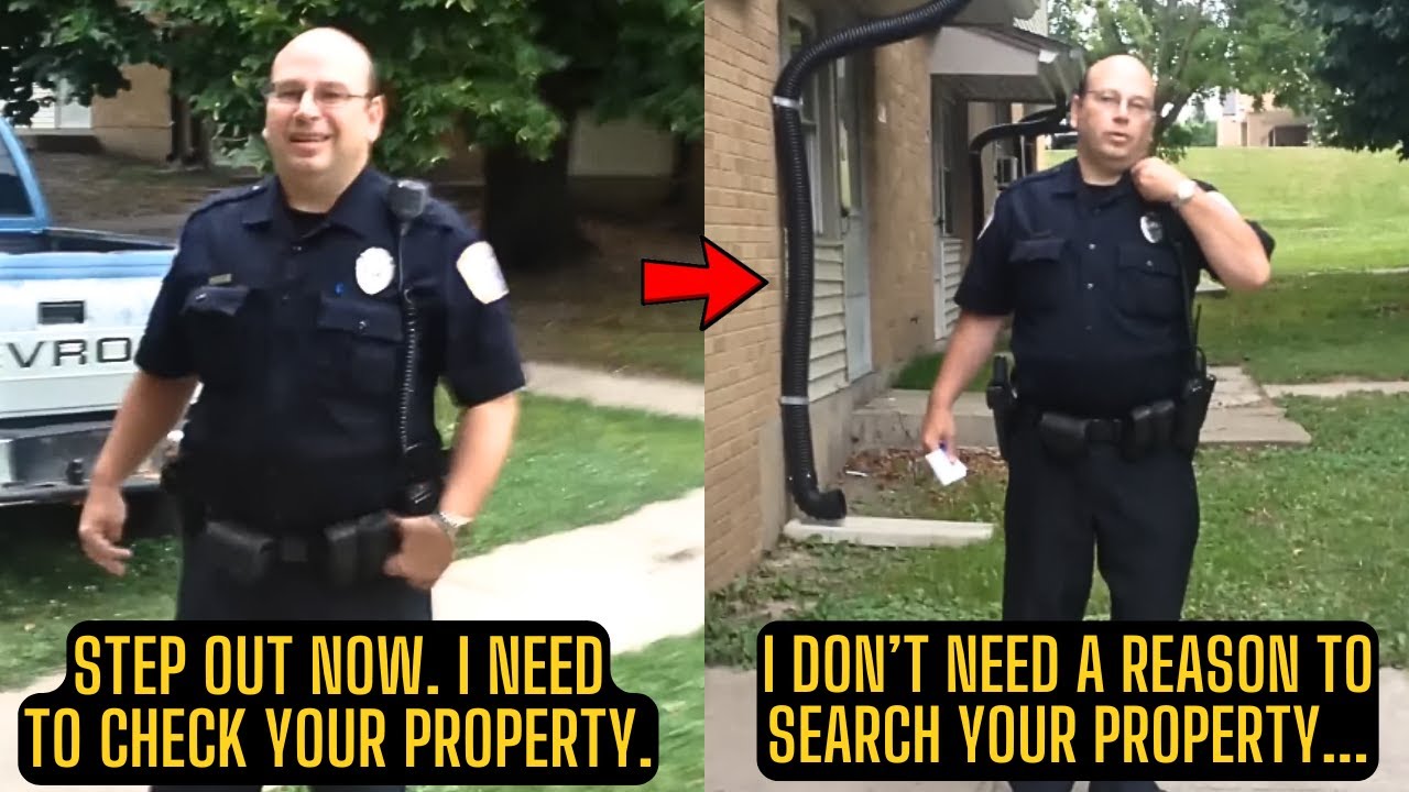 Cop Shows Up To His Private Property Then Demands To Search Without Any ...