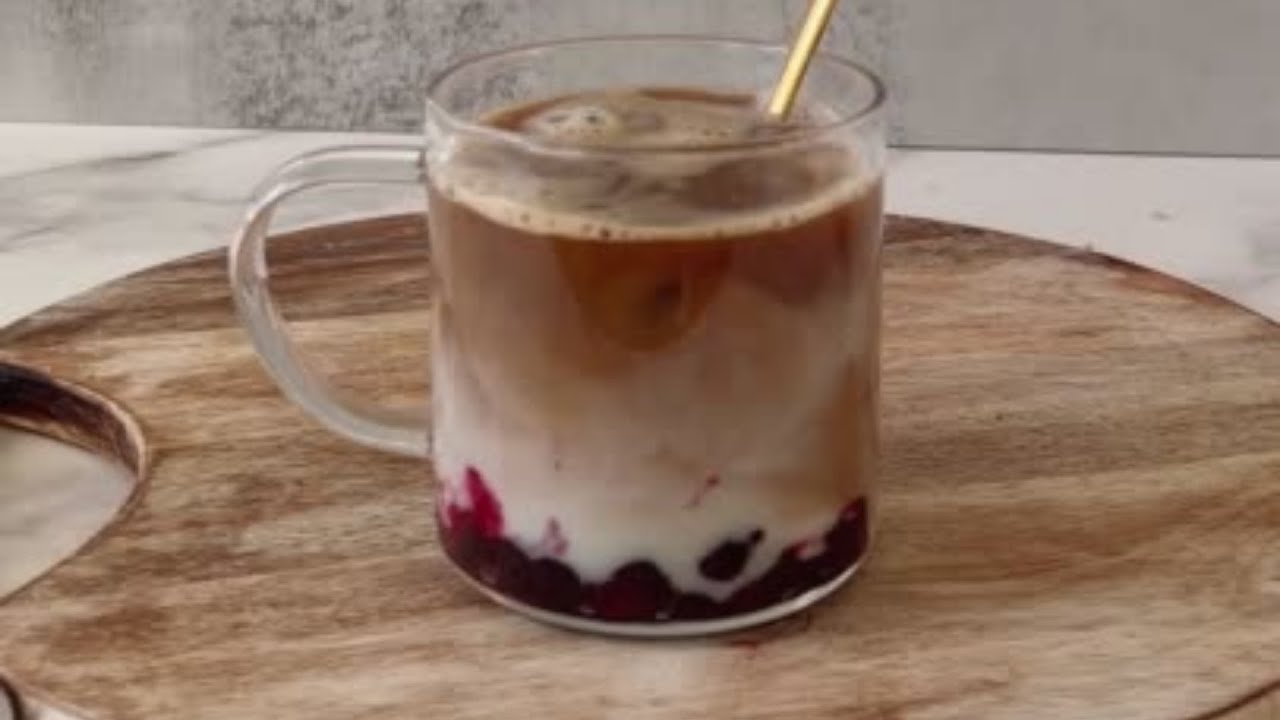 Blueberry Latte Recipe - YouTube
