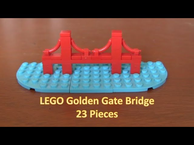 Lego Golden Gate Bridge Review Nanoblock Golden Gate Bridge Shy