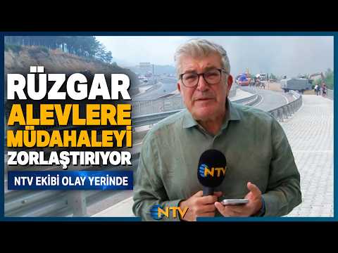 NTV Muhabiri Yangın Bölgesinde Son Durumu Aktardı: 17 Kilometrelik Korkunç Yangın Hattı! | NTV