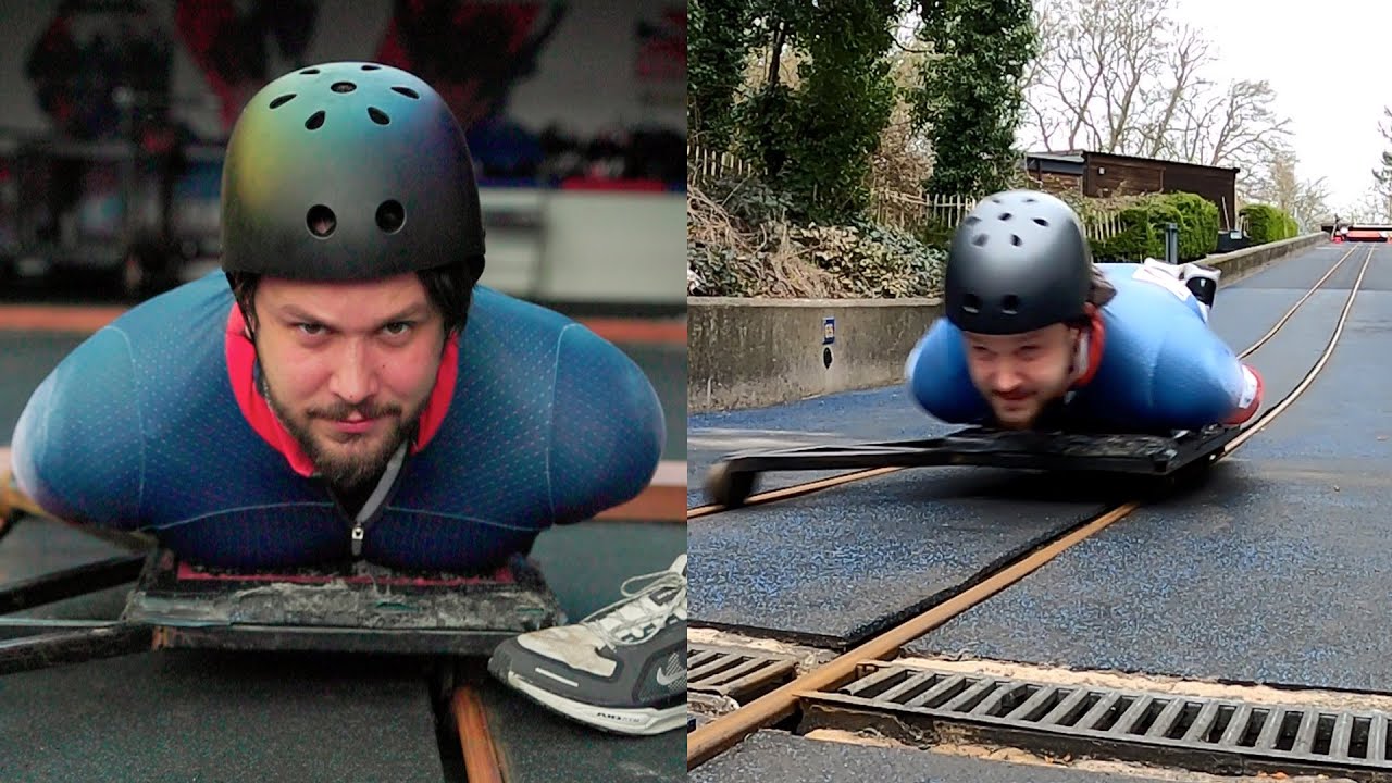 Can We Survive Skeleton Racing with a World Champion? - YouTube