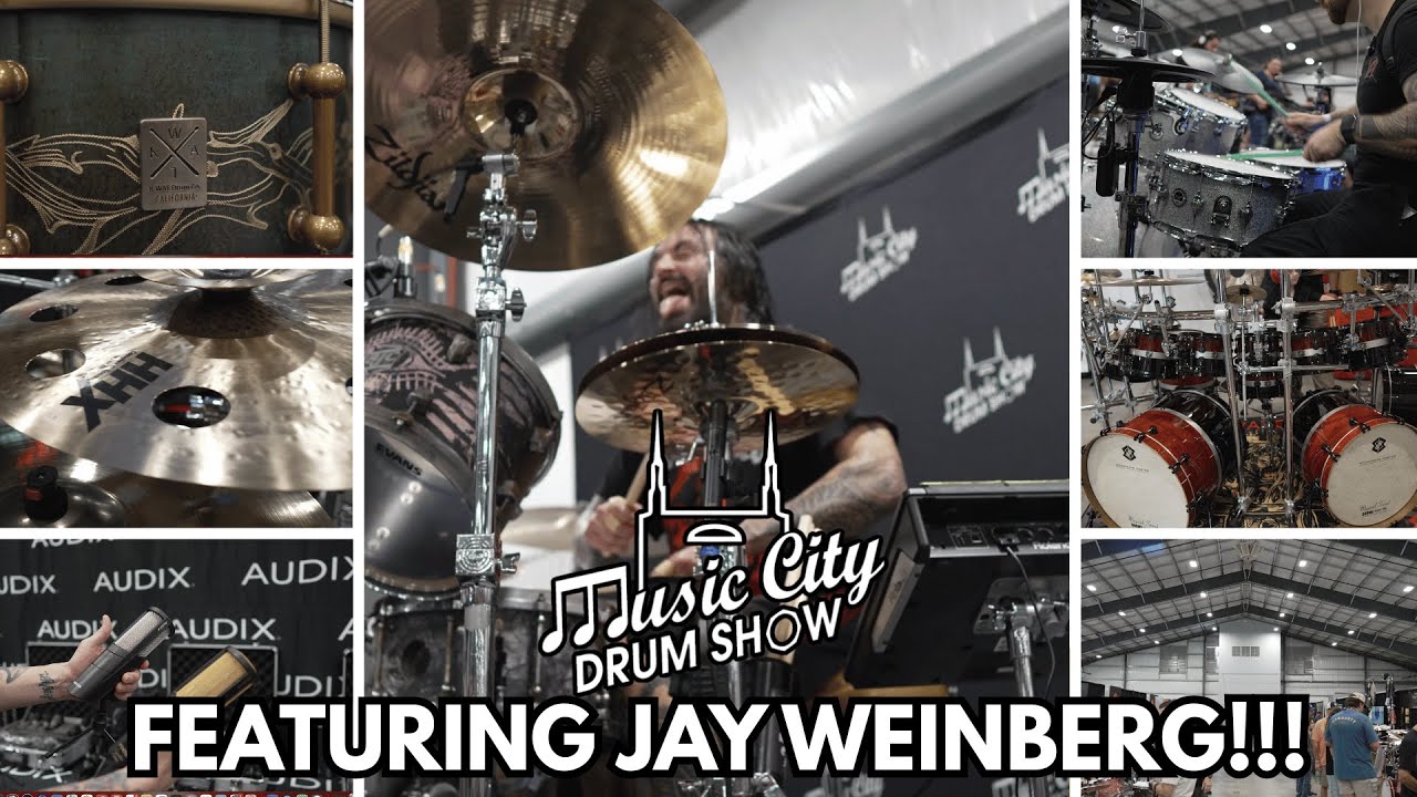 🎸 Music City Drum Show Featuring EXCLUSIVE Jay Weinberg Footage 🎥🥁 ...