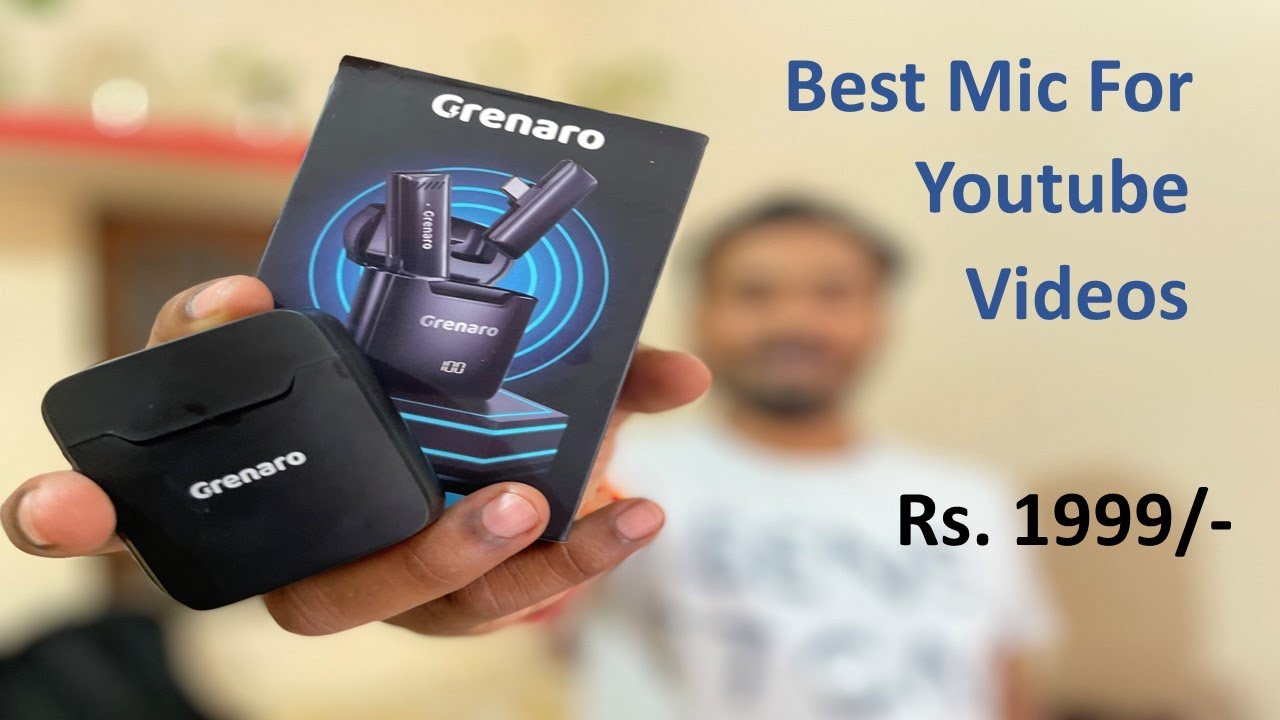 Best Budget Mic For Youtube || Best Wireless Mic For Youtube || Grenaro ...