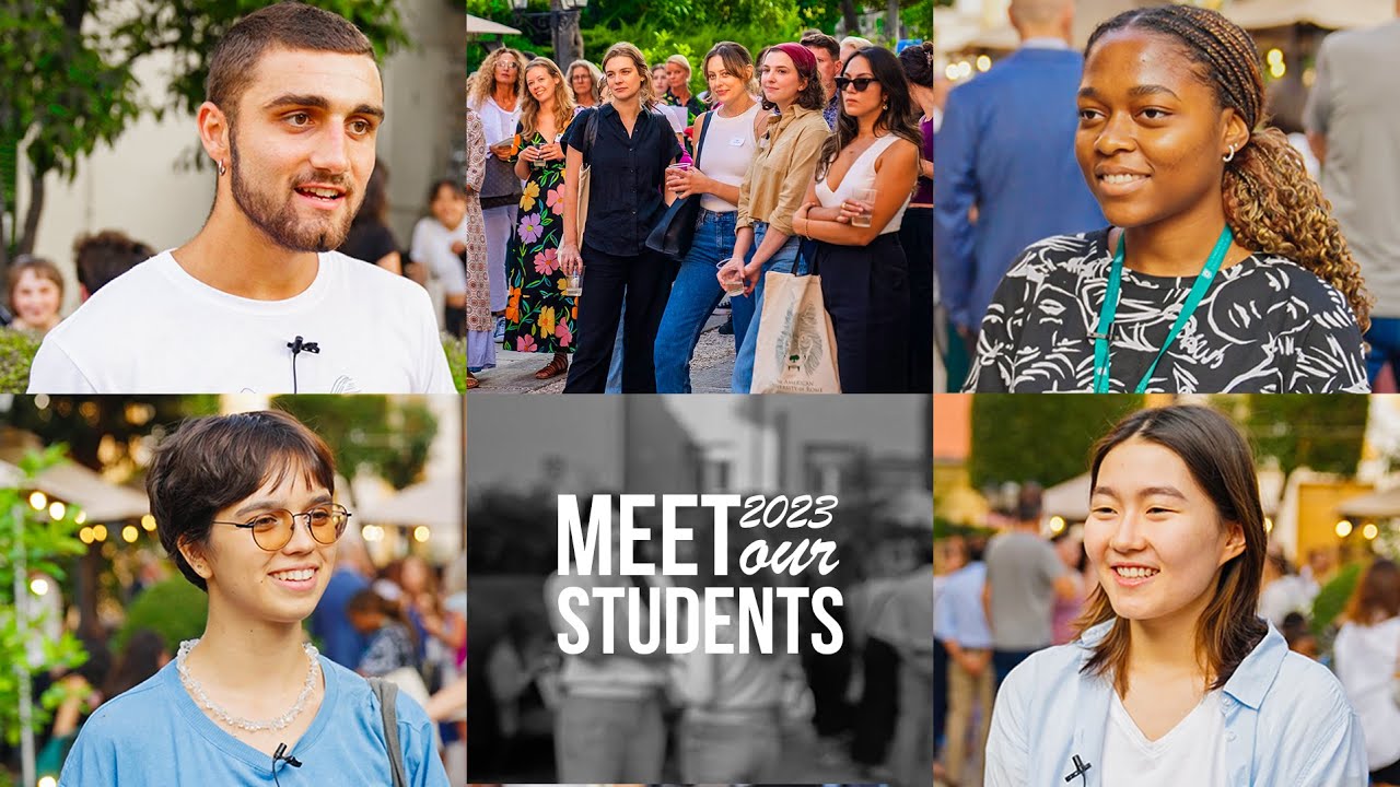Meet Our Students | Fall 2023 at The American University of Rome - YouTube