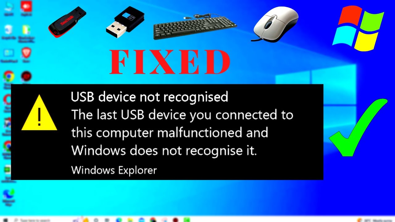How to Fix This ''USB Device Not Recognized'' on Windows 10/11 ...