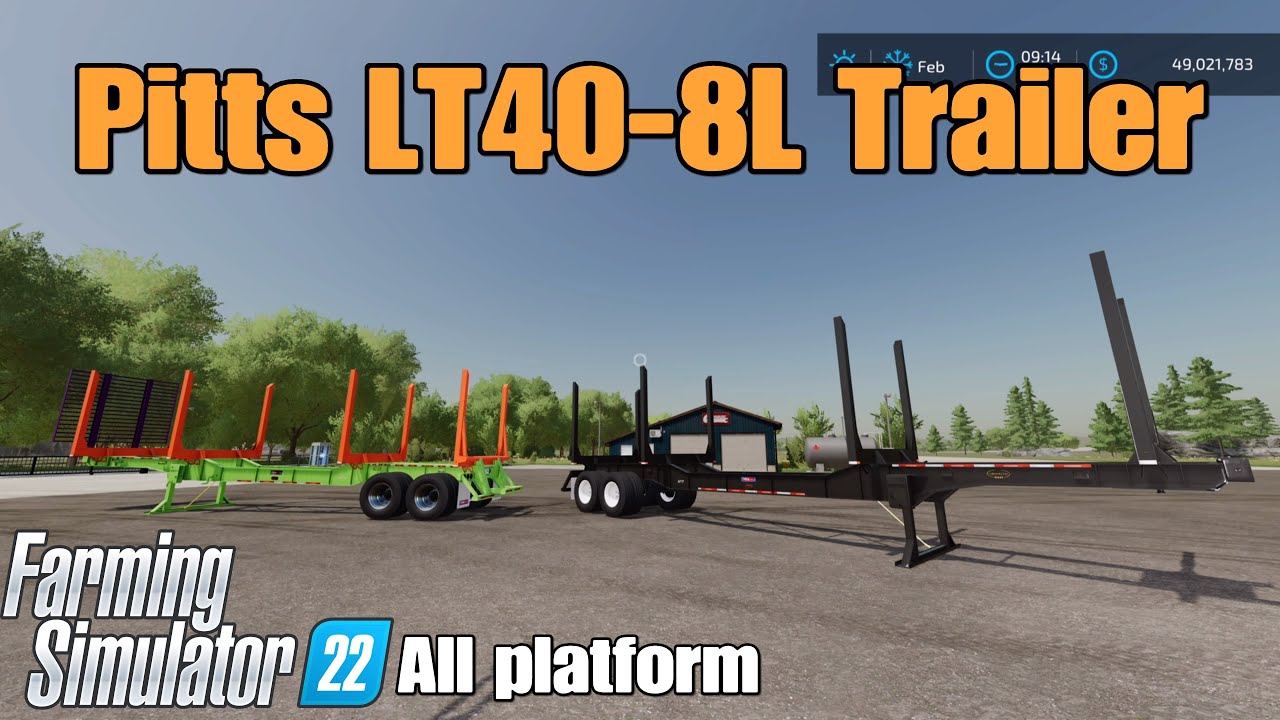 Pitts LT40 8L Trailer / FS22 mod for all platforms - YouTube