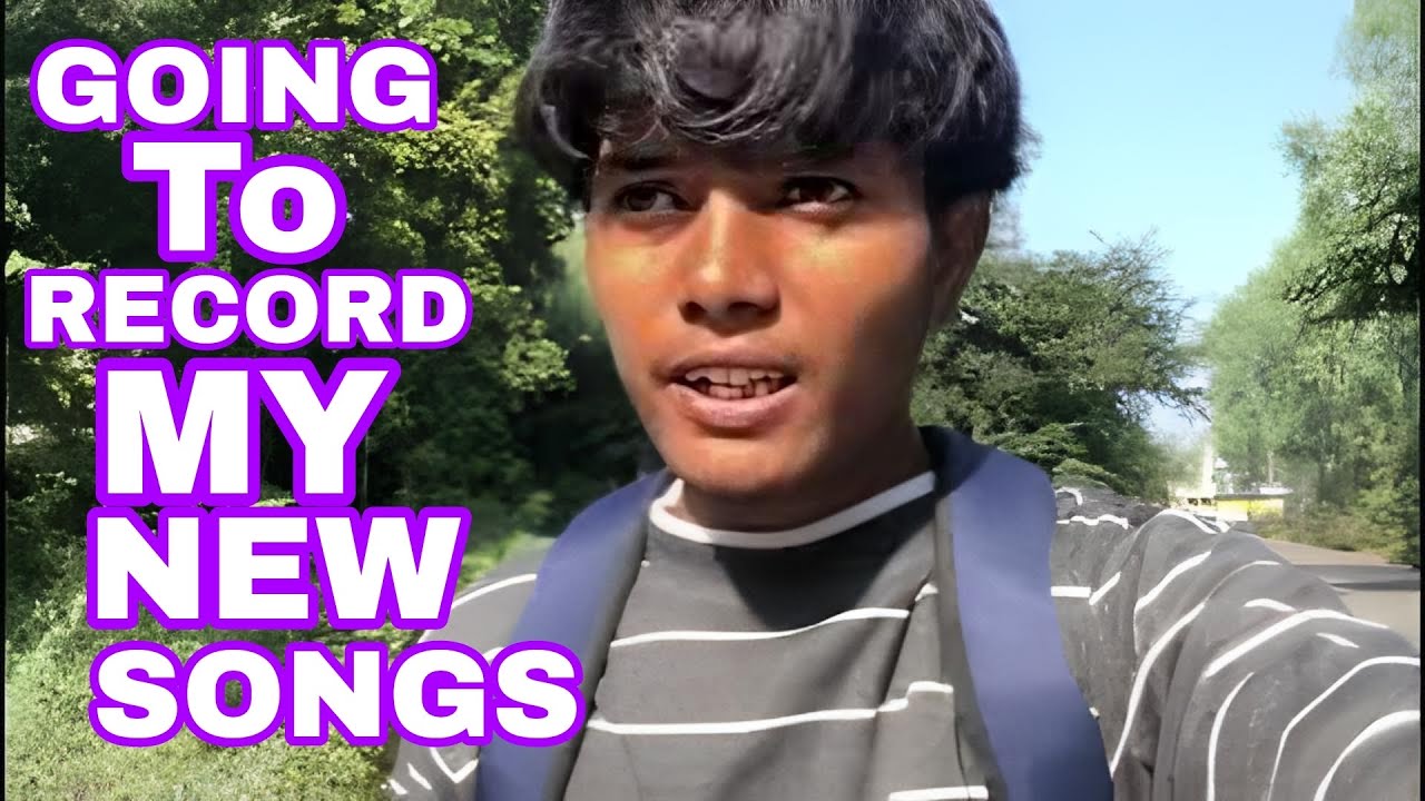 Recording My New Song For My new Channel - YouTube