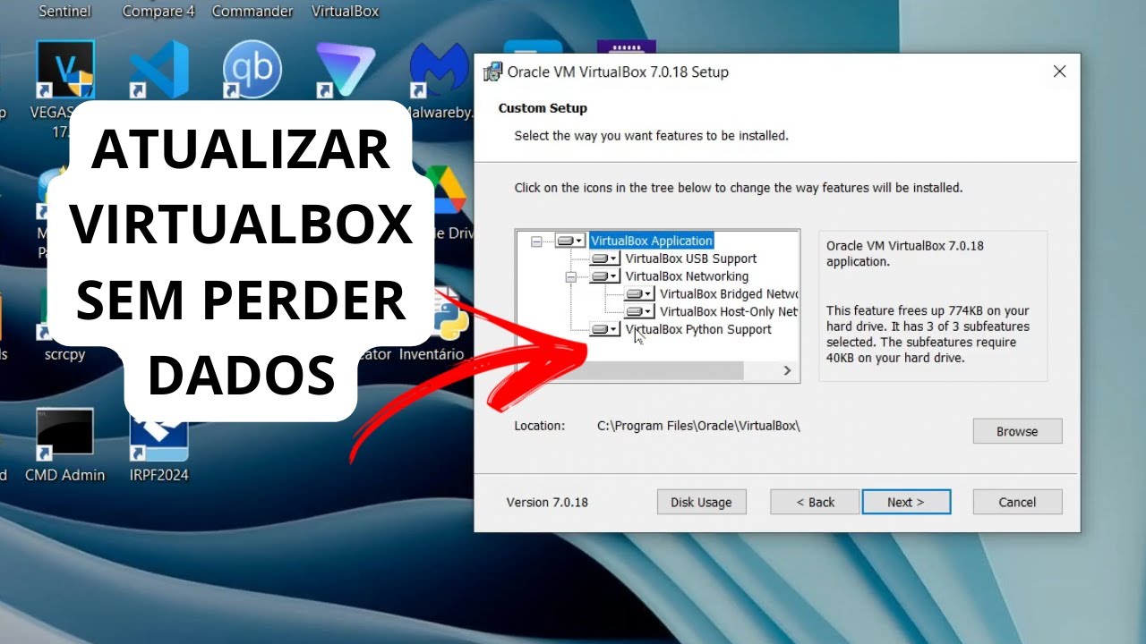 COMO ATUALIZAR VIRTUALBOX PARA SUA ÚLTIMA VERSÃO NO WINDOWS - YouTube