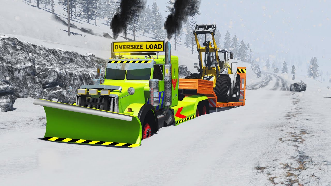 Cars vs Snow Pit #5 | BeamNG.DRIVE - YouTube