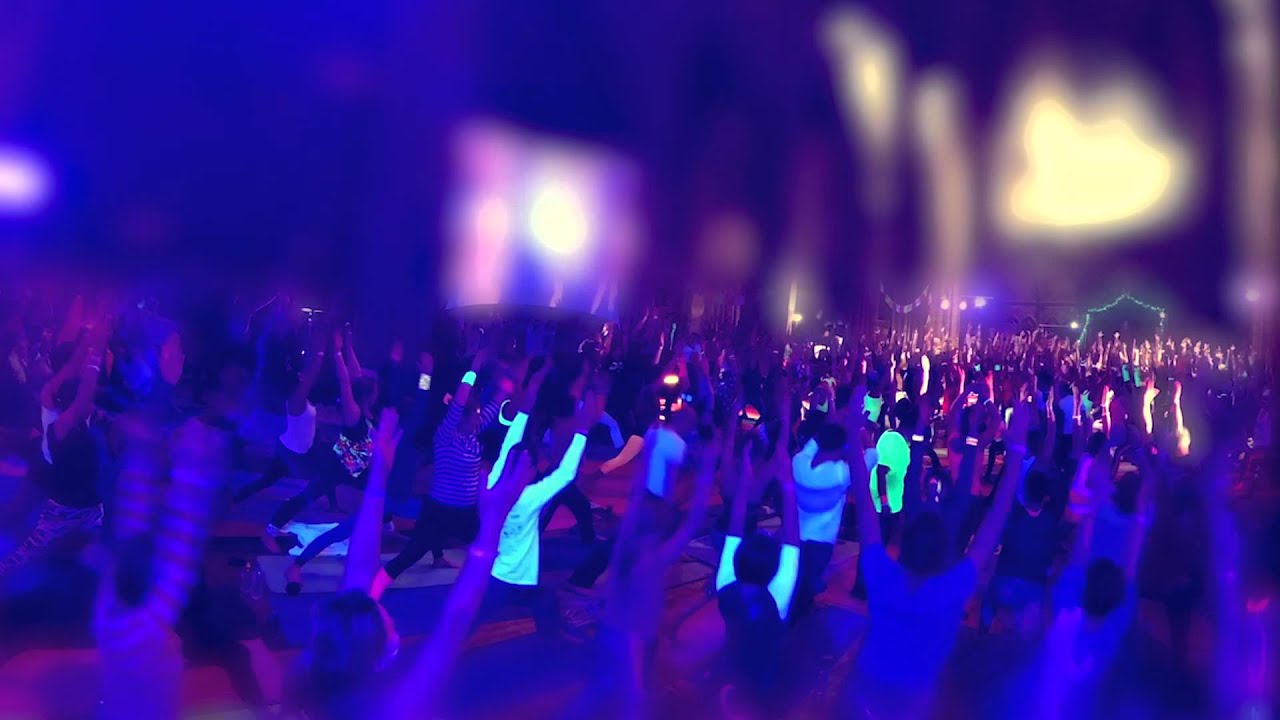 Nine Lives Yoga Rave Timelapse - YouTube