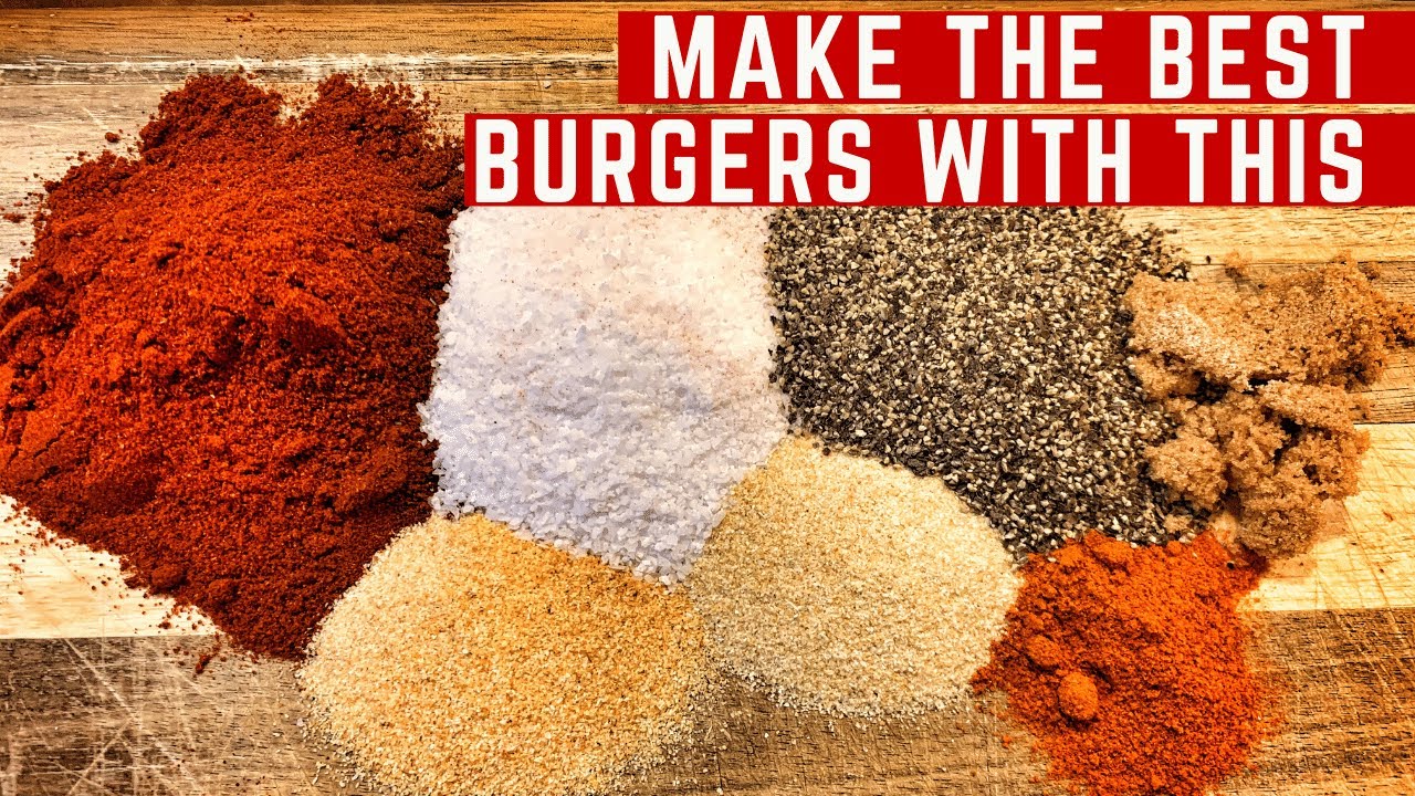 The Best Burger Seasoning | 30 Second Recipe - YouTube