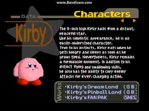 Super Smash Bros character roster (N64) - YouTube