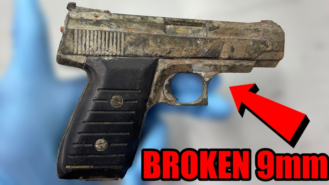 Restoring BROKEN 9MM PISTOL! Amazing Results! - YouTube