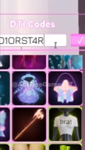 New DTI codes #roblox #dti #update #shorts - YouTube