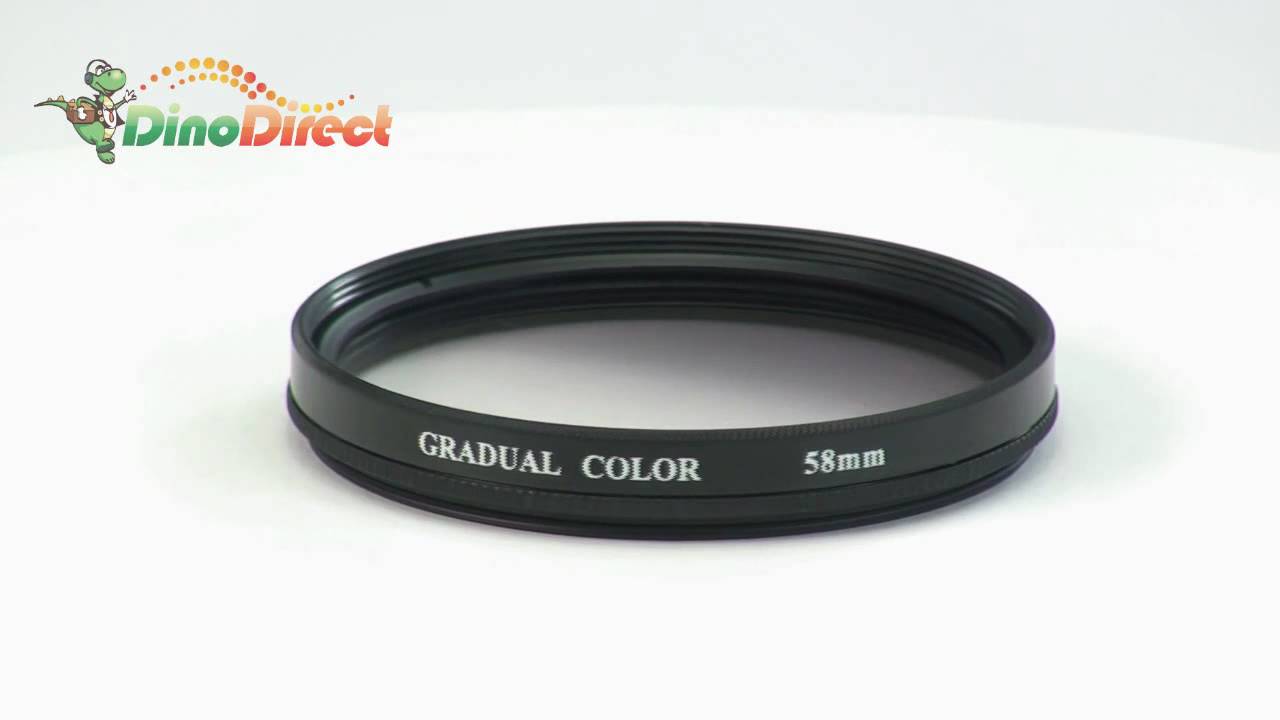 58mm Graduated Grey Lens Filter for Digital Camera from Dinodirect.com ...