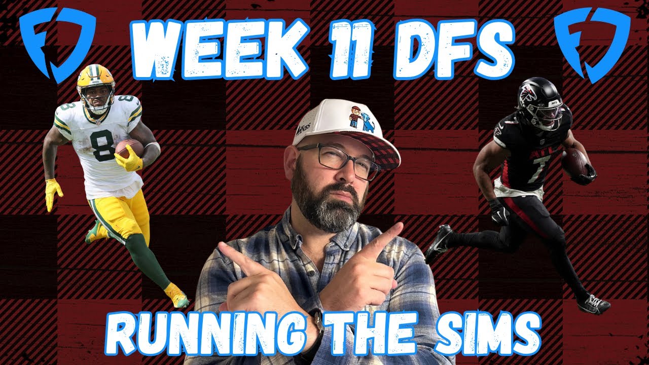 NFL DFS Week 11 FanDuel Strategy And Picks | Run The Sims With A Milly ...