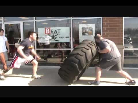 Tire fight 2 27 11 Jamie - YouTube