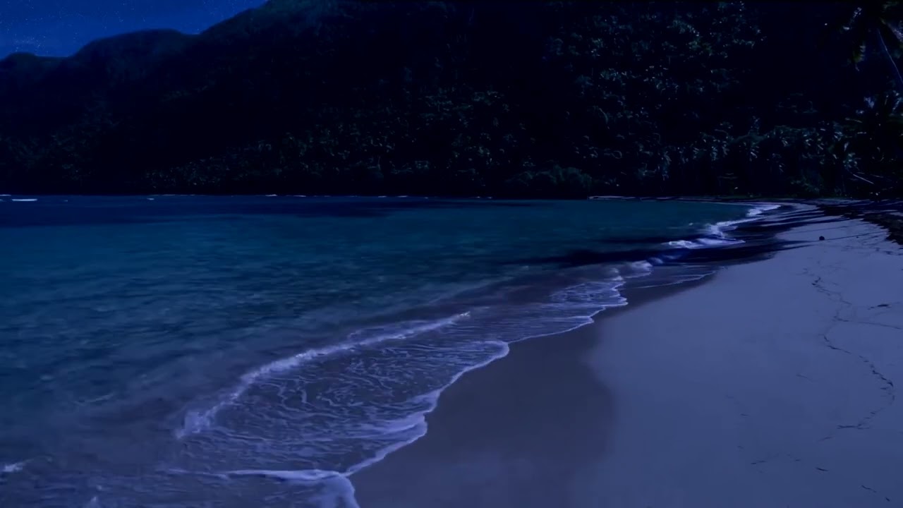 Sleep On A Cliff With Noisy Waves Rolling, Deep Sleeping Environment At ...