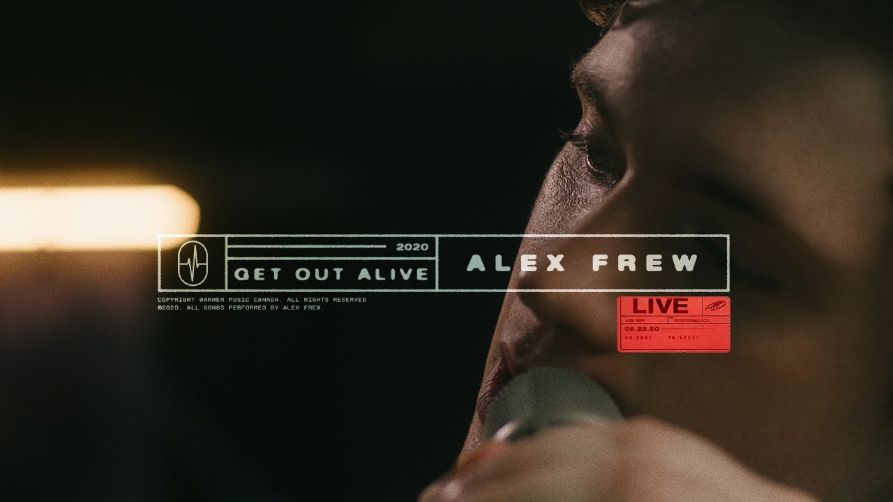 Alex Frew - Get Out Alive [Live] - YouTube