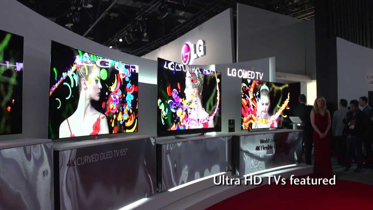 LG 4K Ultra HD Curved OLED TV - LG Highlights from CES 2014 - YouTube