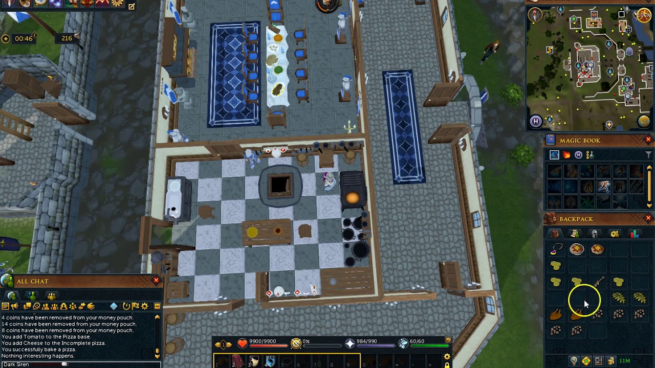 RuneScape 3 How to make a Banana Pizza and Fruit Pizza for the ...