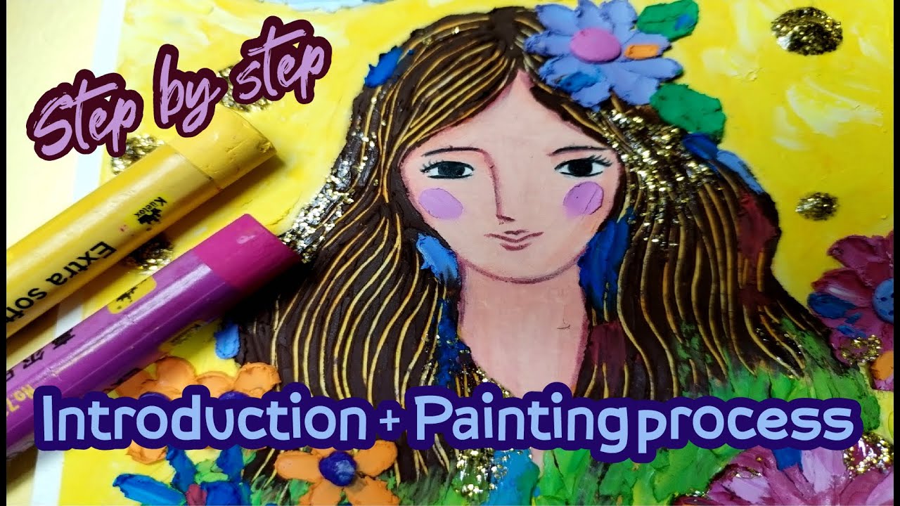 Oil Pastel Drawing for "International women's day" Introduction ...