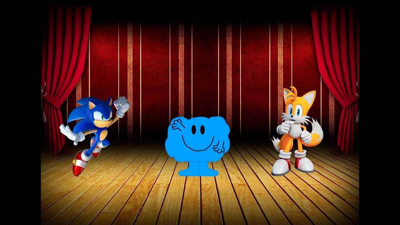 The Blue Dream dances with Sonic and Tails to the cheerful music - YouTube