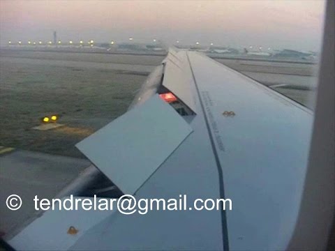 Fin de vol et atterrissage d'un Airbus A320 à Roissy-CDG - YouTube