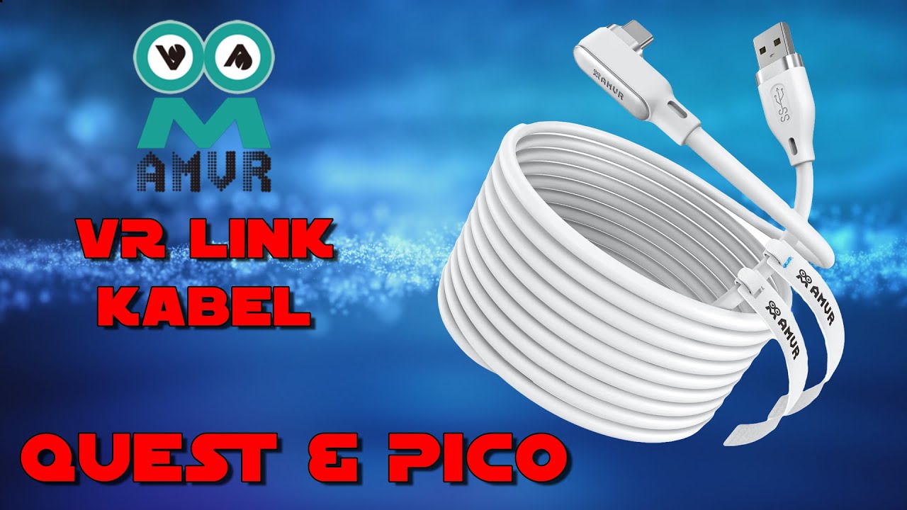 AMVR Link Kabel im Test! Robust & Flexibel - PCVR mit Quest 2, Quest 3 ...